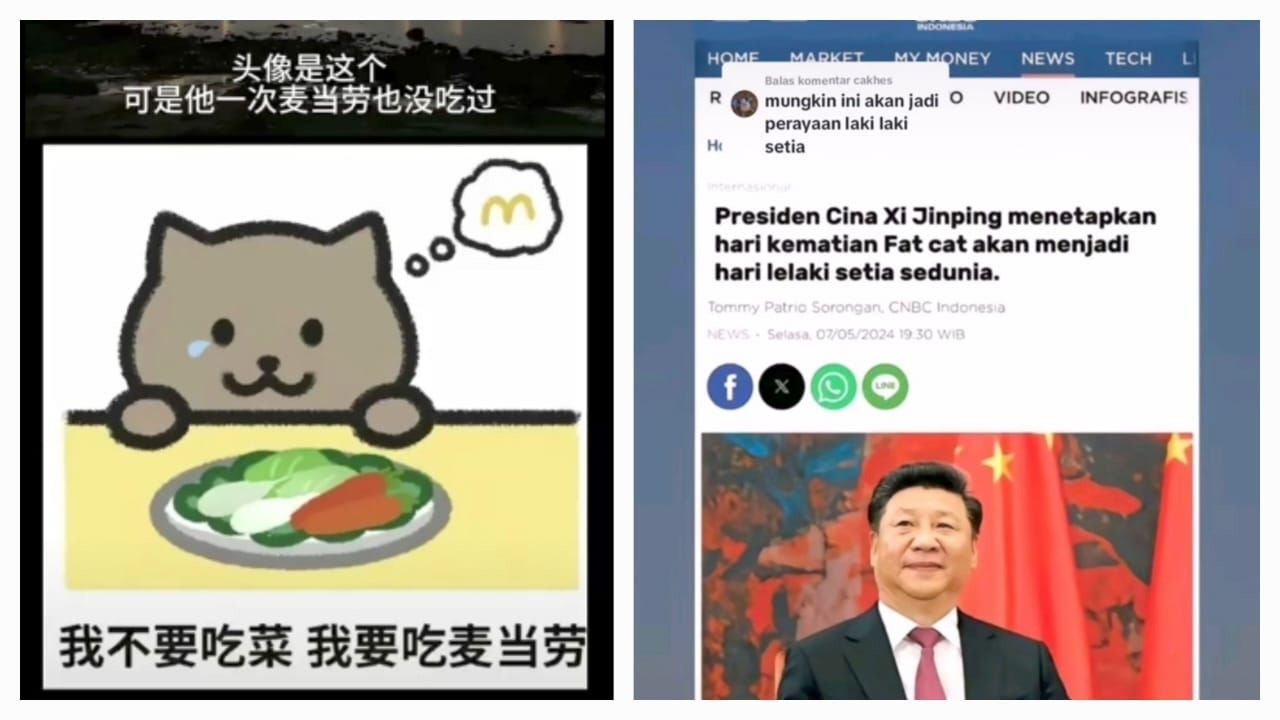 Hari Kematian Fat Cat Ditetapkan Sebagai Hari Lelaki Setia Sedunia oleh Presiden China, Cek ...